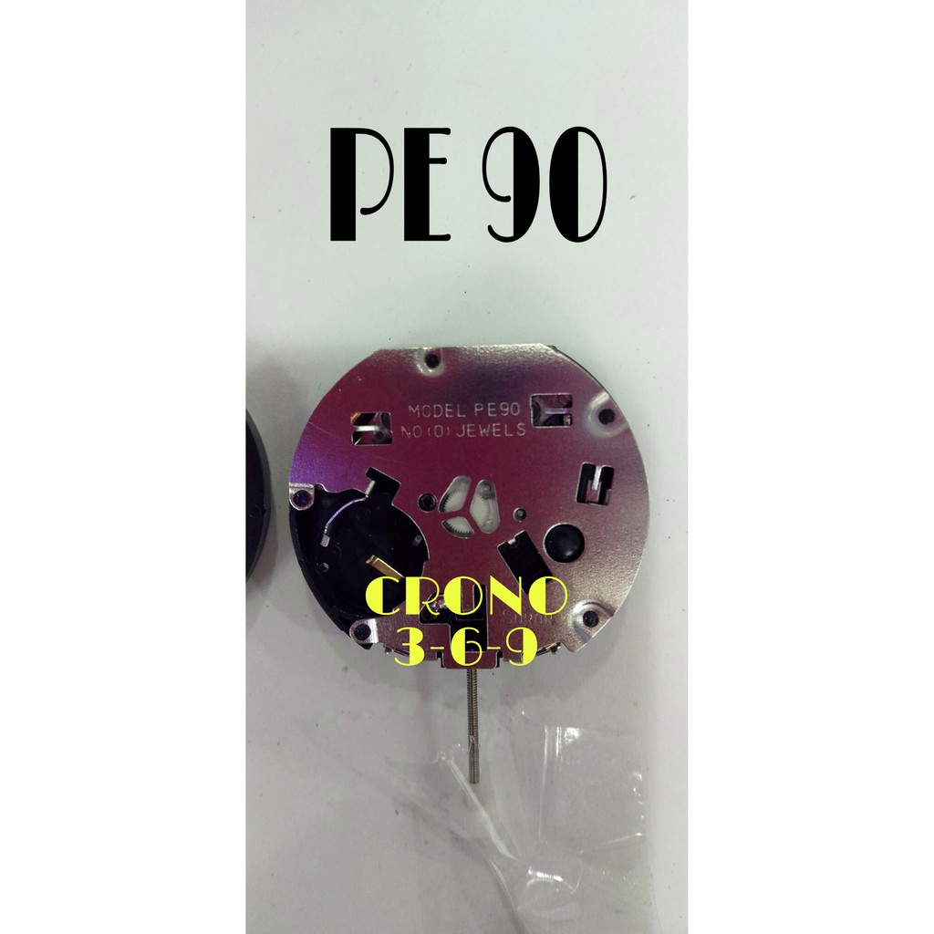 Jual Mesin Jam Tangan PE90 PE 90 Chrono Aktif Kualitas Super | Shopee Indonesia