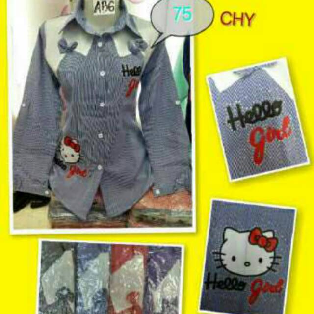 Jual HEM HELLO KITTY ABG | Shopee Indonesia
