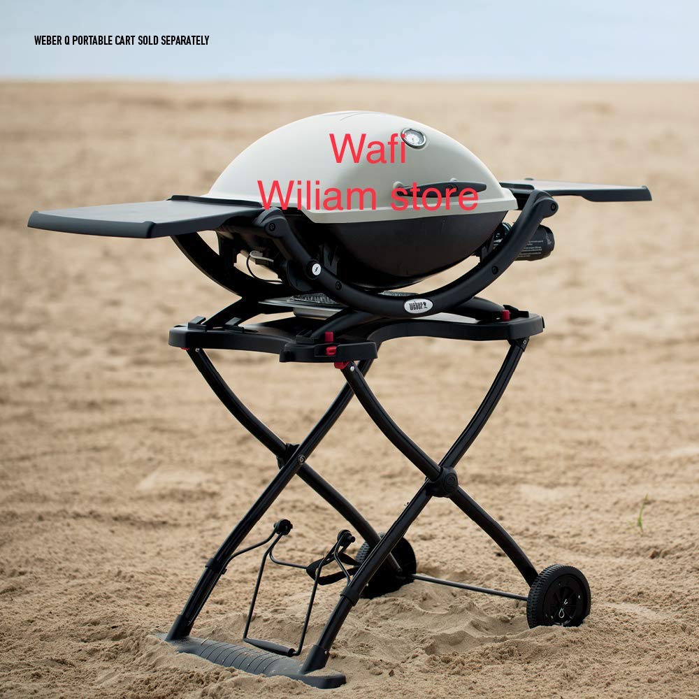 Jual Weber Stand Troli Portable Cart for Weber Q1200 and Q2200 Grill ...