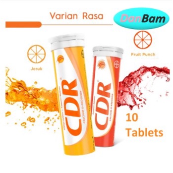 Jual Cdr Rasa Jeruk Mandarin 10 tablet Effervescentervescent New 10's ...