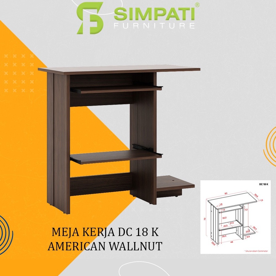 Jual Pro Design Meja Komputer/Meja Kerja DC 18 K | Shopee Indonesia