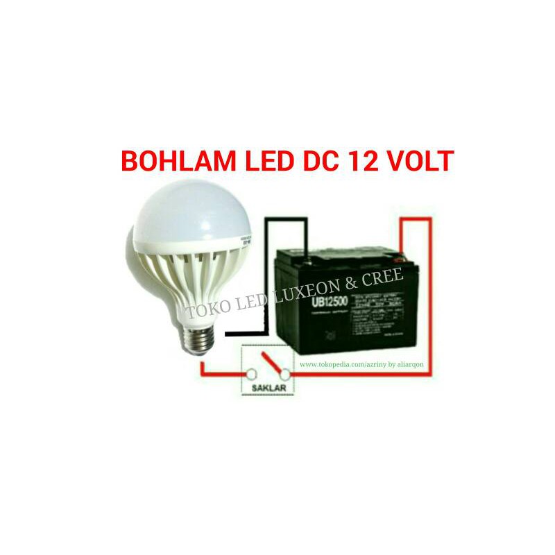 Jual 15W BOHLAM DC 12V LAMPU LED AKI SOLAR CELL PANEL SURYA | Shopee Indonesia