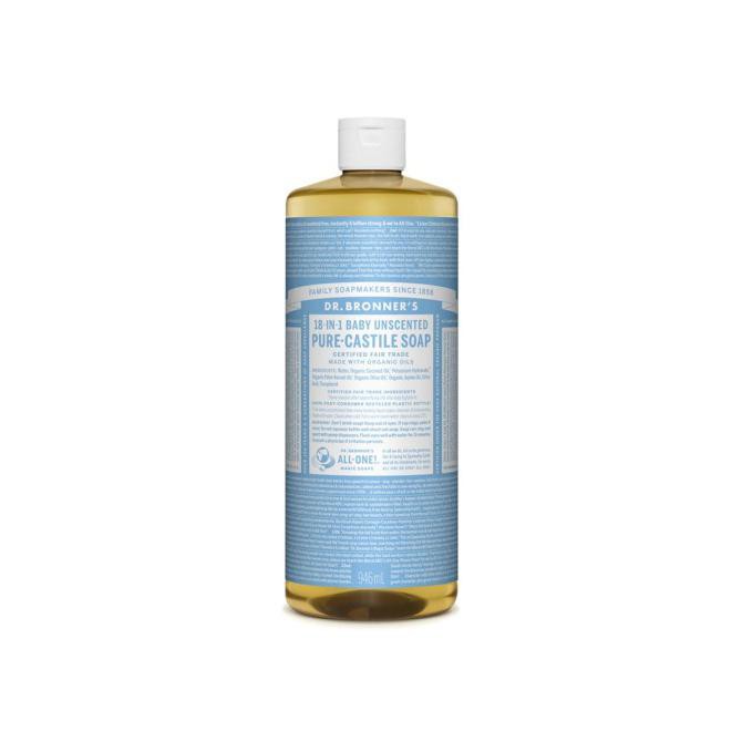 Jual Dr Bronner - Organic Pure Baby Liquid Castile Soap Unscented 946 mL TERBARU | Shopee Indonesia