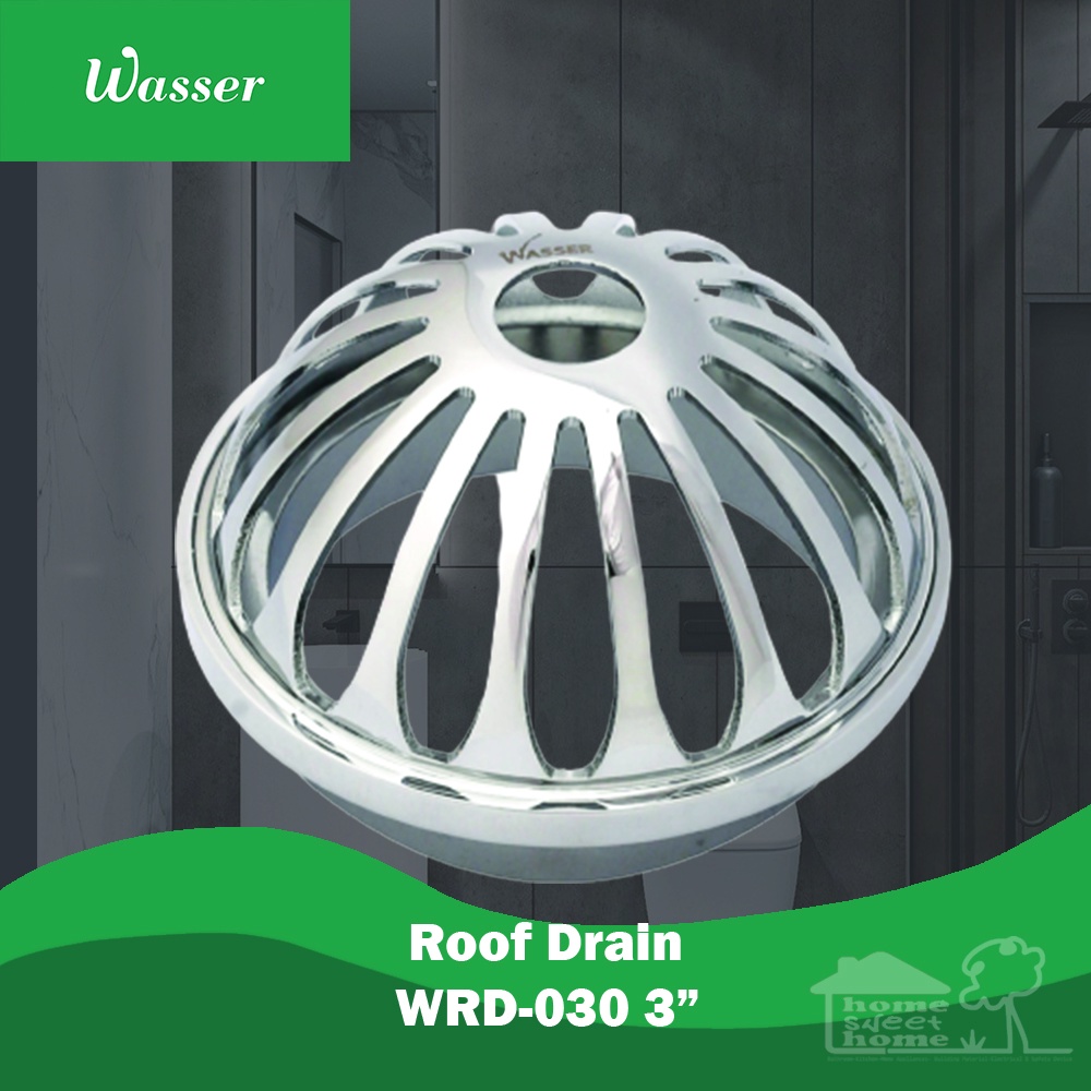 Jual Wasser Roof Drain WRD-030 saringan atap dak beton talang ASLI 3 ...