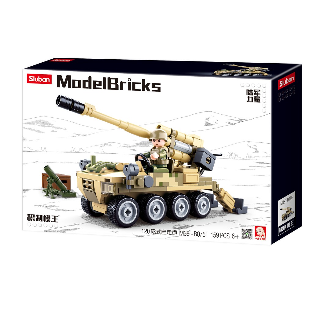 Jual Mainan Anak Sluban Brick M38-B0751 PELUNCUR RUDAL | Shopee Indonesia