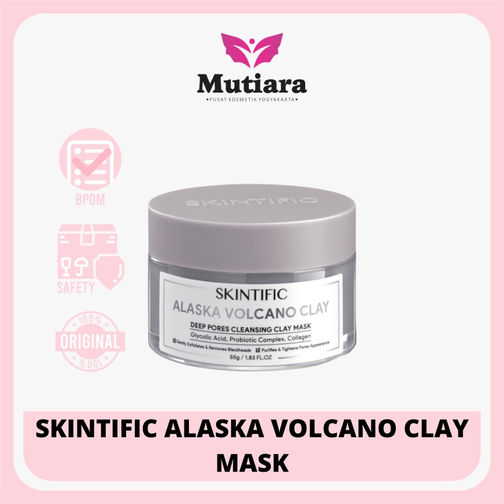 Jual SKINTIFIC ALASKA VOLCANO CLAY MASK | Shopee Indonesia