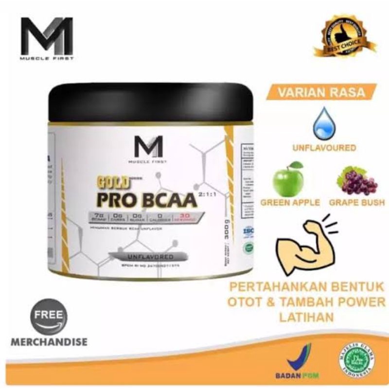 Jual M1 GOLD PRO BCAA 300gr | Shopee Indonesia