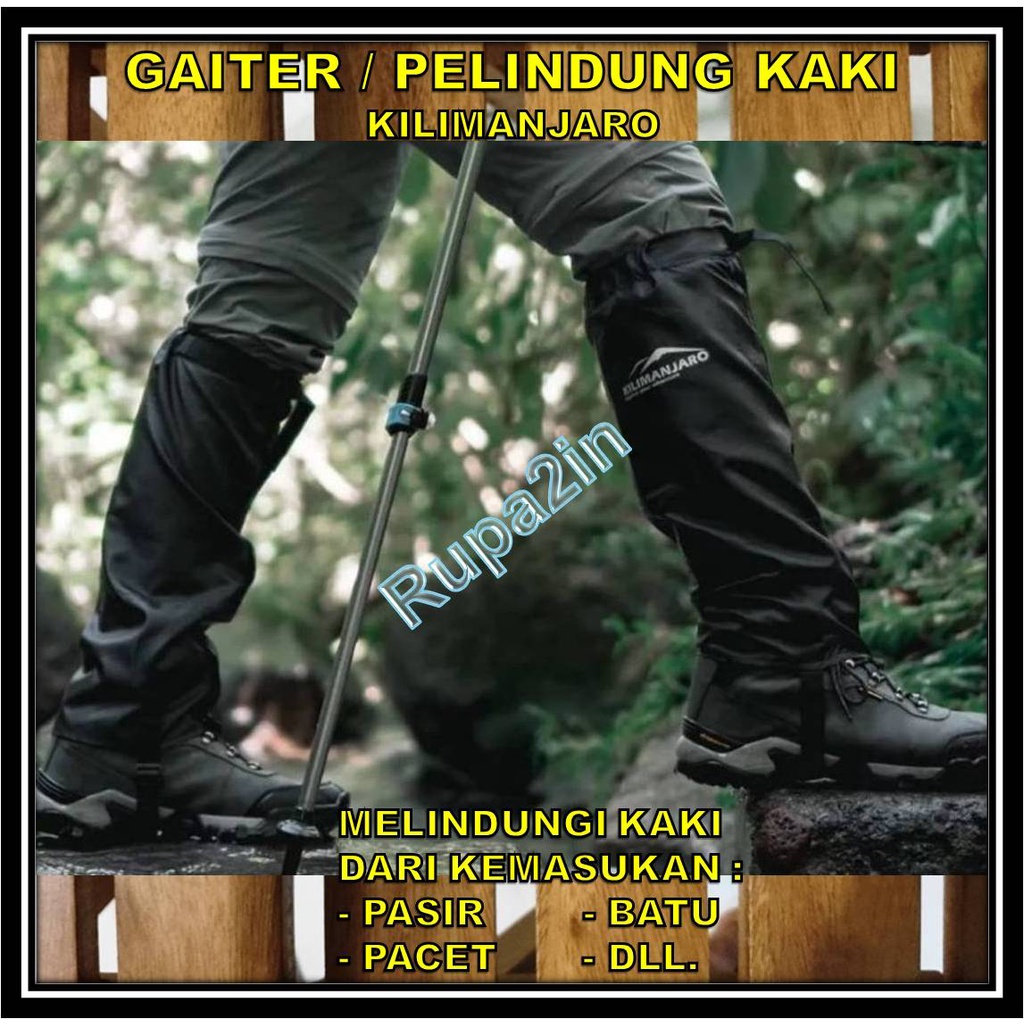 Jual Gaiter Pelindung kaki saat naik Gunung dari Pasir Batu Debu Pacet ...