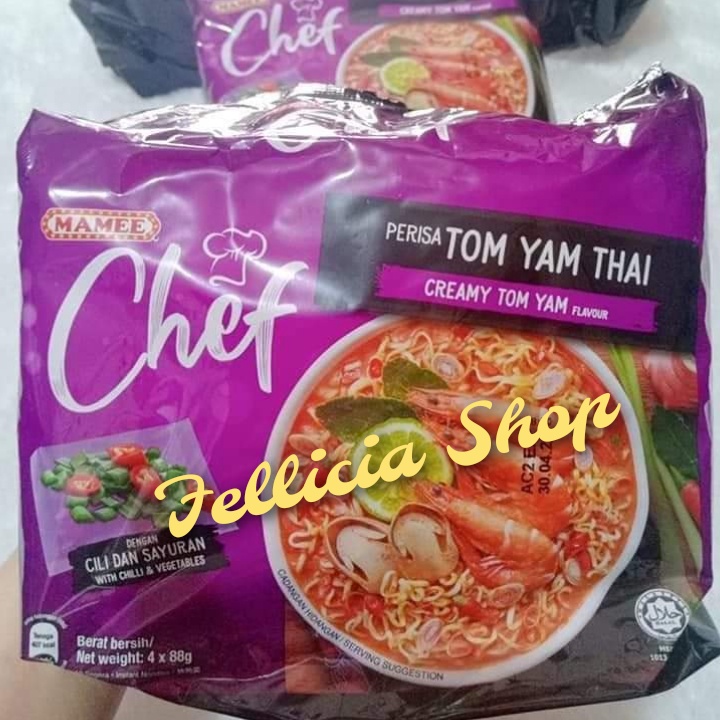 Jual MIE MAMEE CHEF MIE TARIK MALAYSIA RASA TOMYAM | Shopee Indonesia