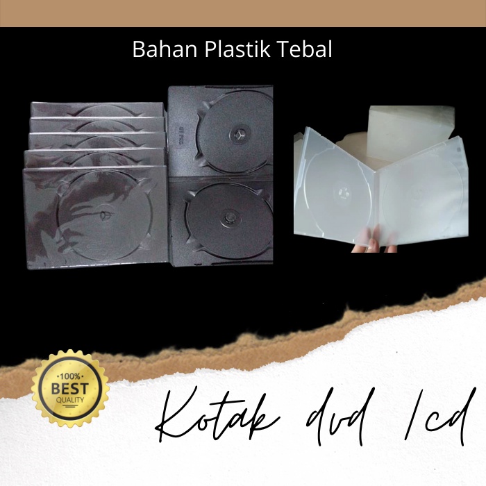 Jual Kotak Tempat CD Disc Box DVD Bahan tebal Hitam Putih | Shopee ...