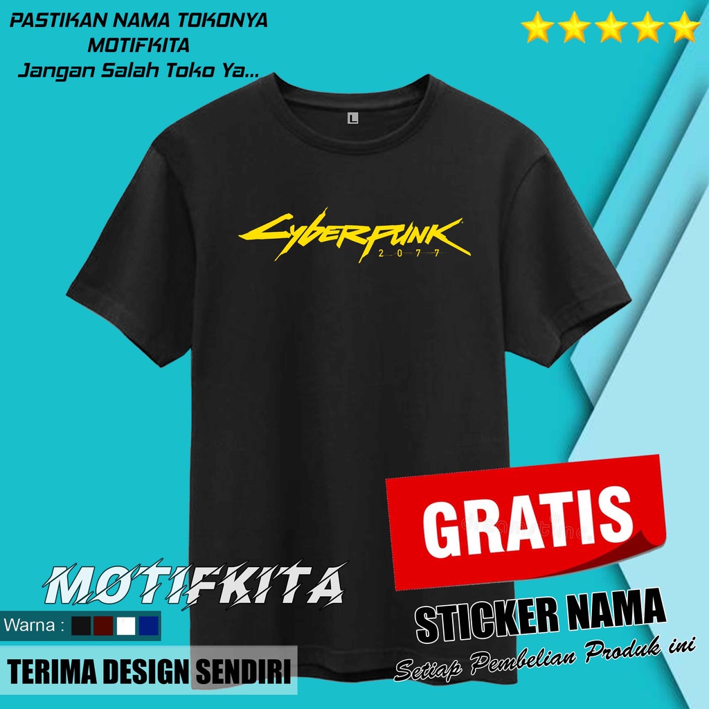 Jual Baju Kaos CYBERPUNK CYBER PUNK keren Pria dan Wanita Distro ...