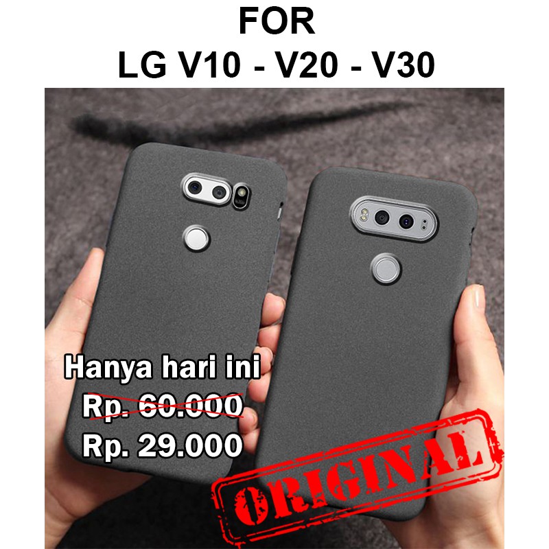 Jual Sand scrub soft case LG V10 - V20 - V30 casing hp cover silikon tpu slim | Shopee Indonesia