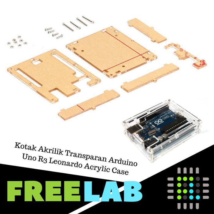 Jual Kotak Akrilik Transparan Arduino Uno R3 Leonardo Acrylic Case