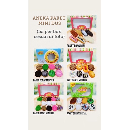 Jual PAKET DONUT DONAT WONDER BAKERY SOLO SALATIGA SEMARANG JAWA TENGAH ...
