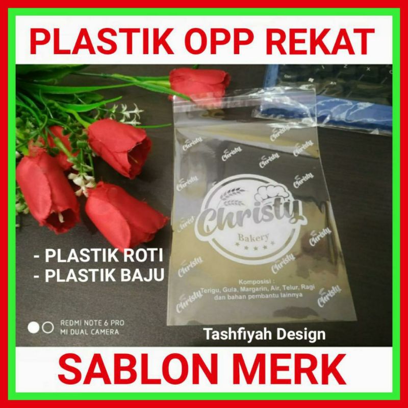 Jual Plastik packing baju hijab OPP sablon uk 16 x 22 cm sd 17 x 26cm ...