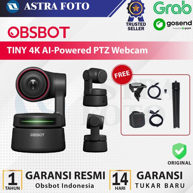 Jual Promo Obsbot Tiny 4K Ai-Powered Ptz 4K Webcam | Shopee Indonesia