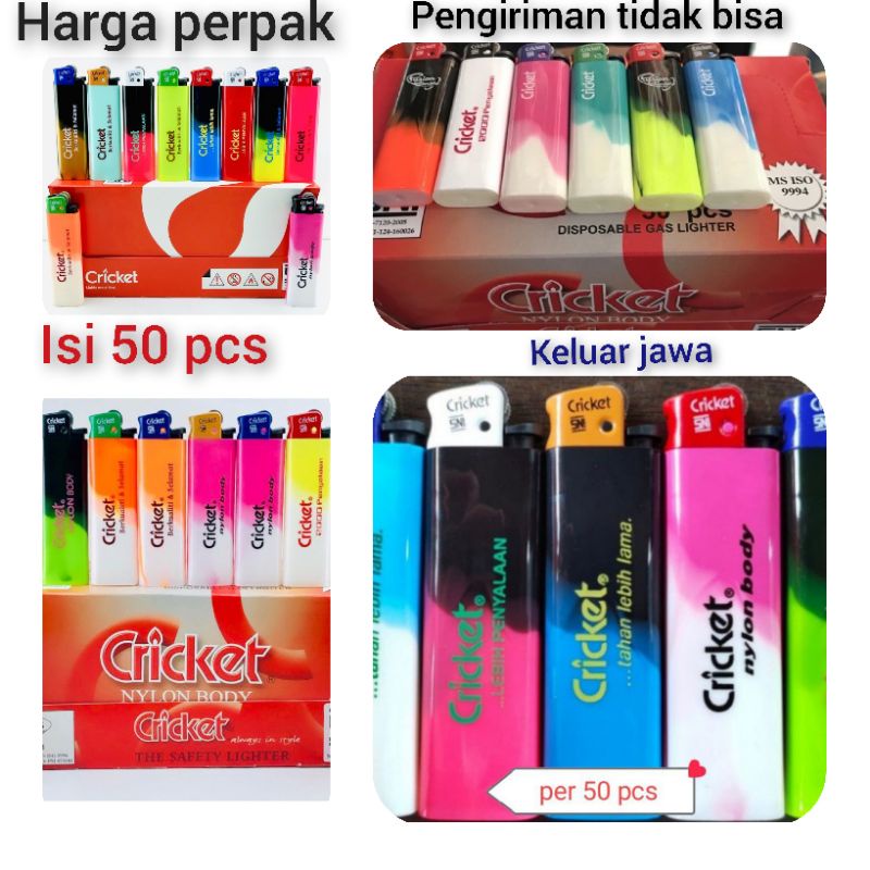 Jual korek cricket isi 50 pcs | Shopee Indonesia