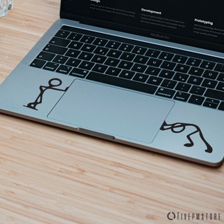 Jual Stiker Manusia Lidi Stickman Palmrest decal palm Stiker laptop ...