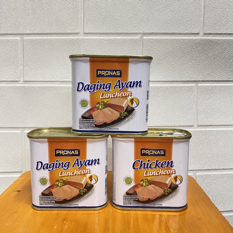 Jual Pronas daging ayam/ Ham ayam/ Chicken luncheon 340gr | Shopee ...