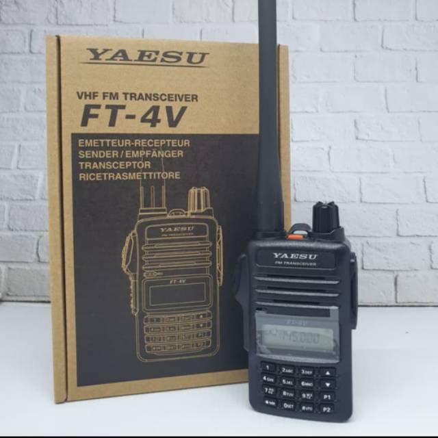 Jual HT YAESU FT 4V VHF 136-174Mhz | Shopee Indonesia