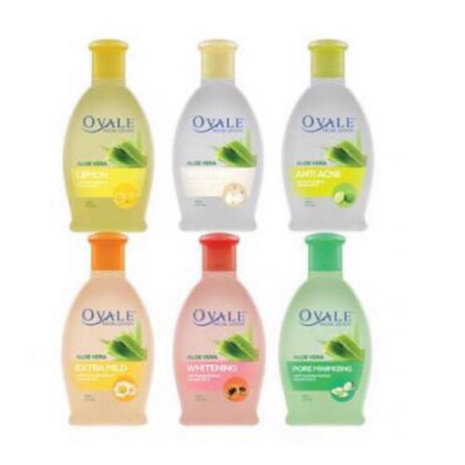 Jual [BPOM] Ovale Facial Lotion 100mL 100%Ori Toner Face Anti Acne Aloe ...