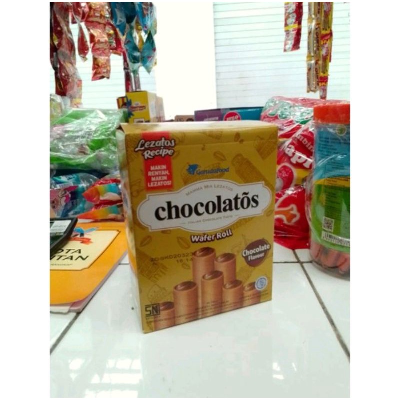 Jual Chocolatos wafer roll isi 24pcs | Shopee Indonesia