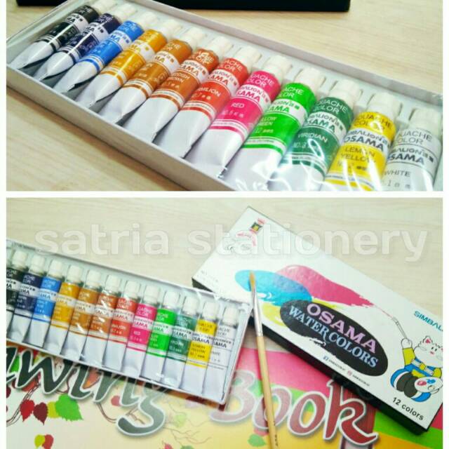 Jual CAT AIR OSAMA 12 WARNA | Shopee Indonesia