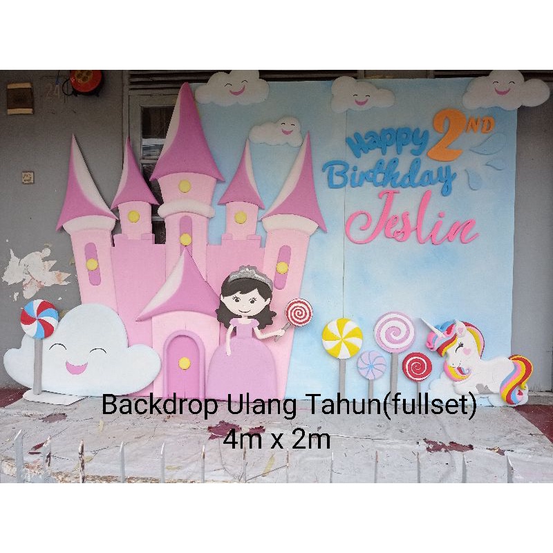 Jual Backdrop Ulang Tahun Shopee Indonesia