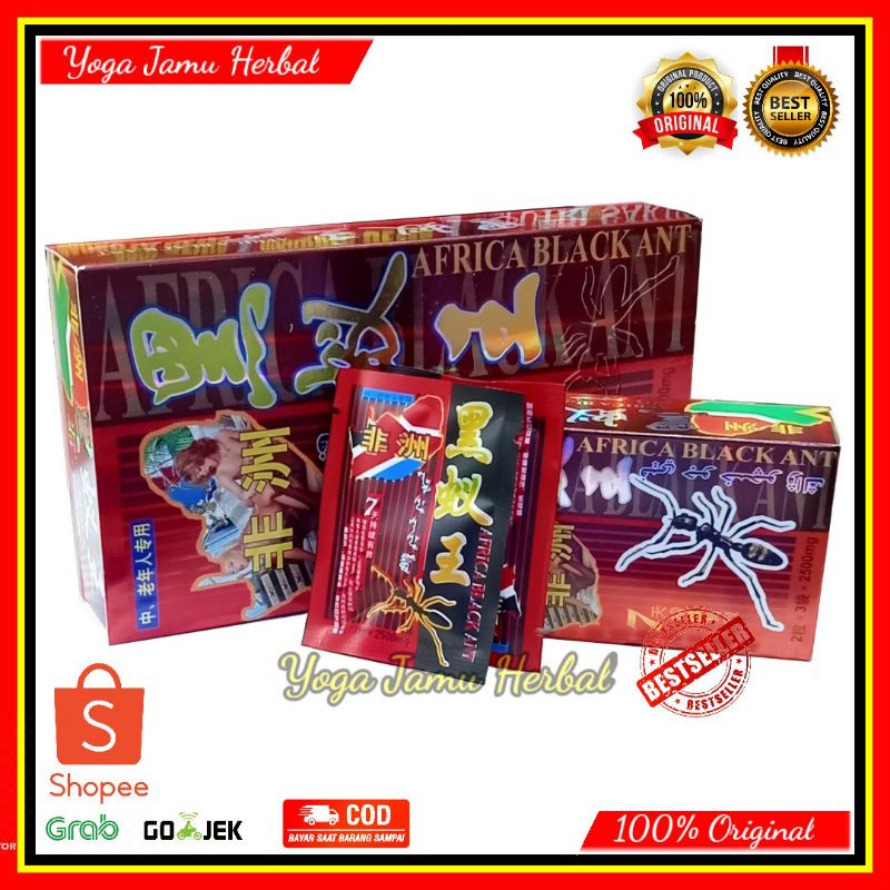 Jual Afrika Black Ant Kapsul Semut isi 9 Original | Shopee Indonesia