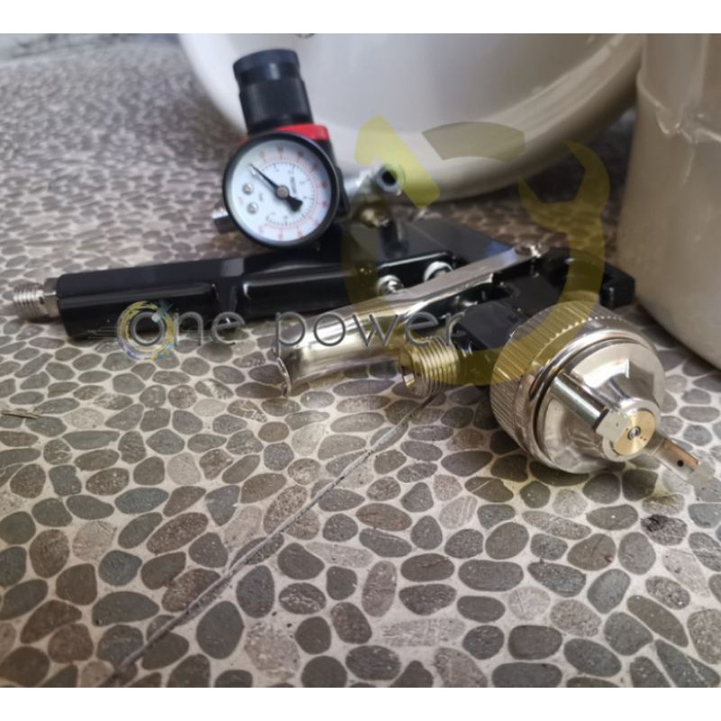 Jual Pain tank 5 L air regulator paint pot spray gun - alat pengaduk ...