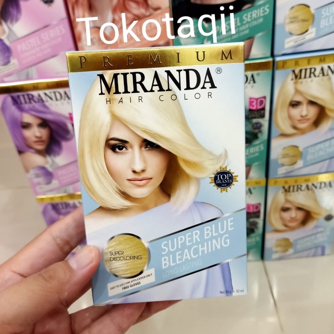 Jual Miranda Hair Color (Cat Rambut Permanen) Pastel Series Super Blue ...