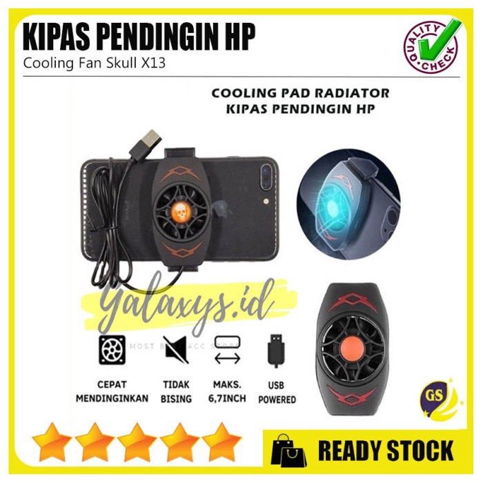 Jual KIPAS PENDINGIN HP Smartphone COOLING FAN Handphone Phone Skull ...