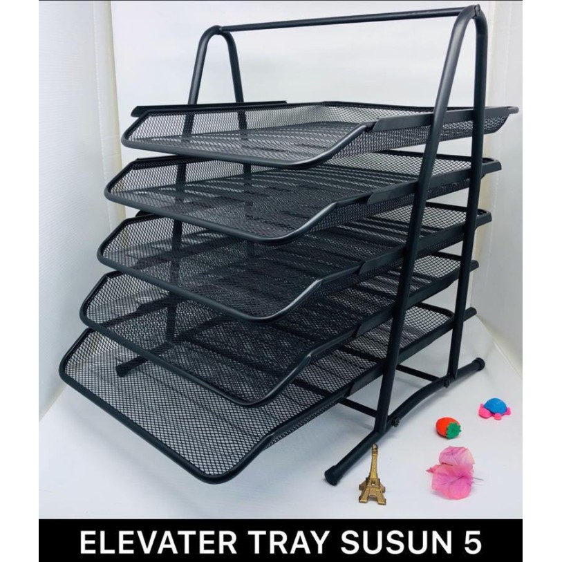 Jual Rak Dokumen Letter Tray 5 Susun VANCO/Paper Tray/Elevated Letter ...