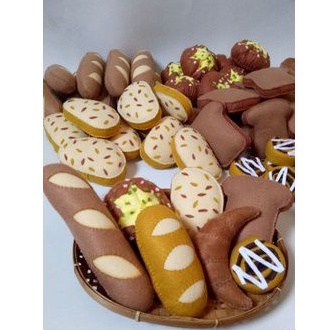 Jual MAINAN ROTI BAKERY FLANEL | Shopee Indonesia