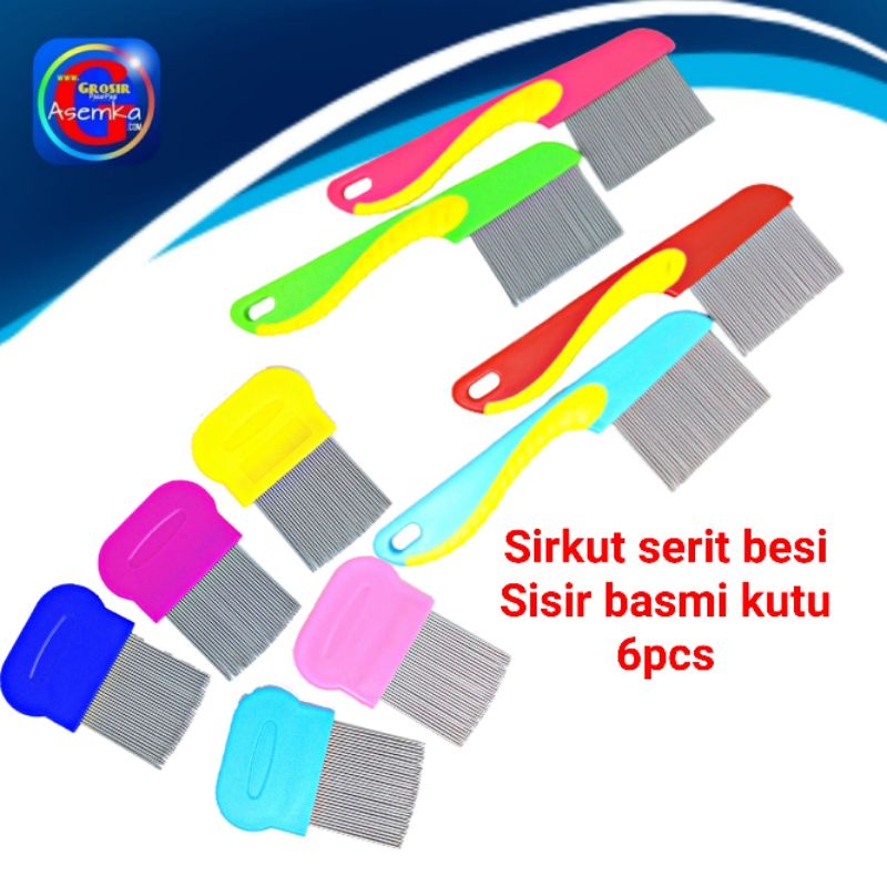Jual GPA Serit Besi (6pcs) sirkut sisir basmi kutu dan ketombe grosir ...