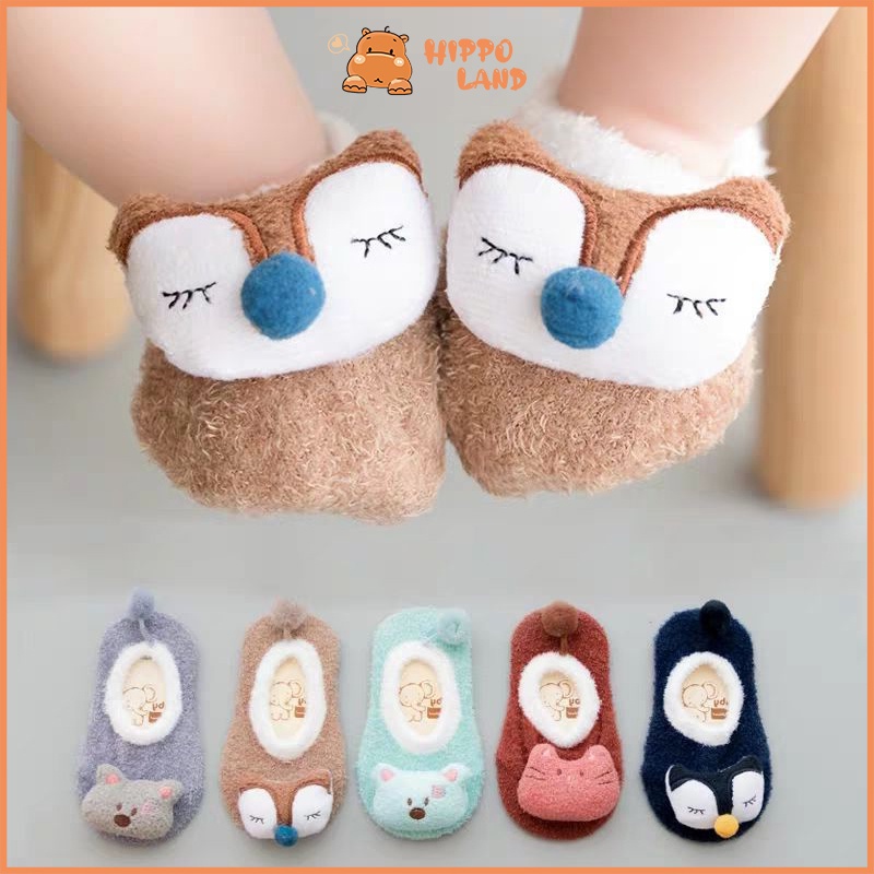 Jual HIPPO LAND Kaos kaki anak bayi motif/Kaus kaki boneka kacang 107-108 | Shopee Indonesia