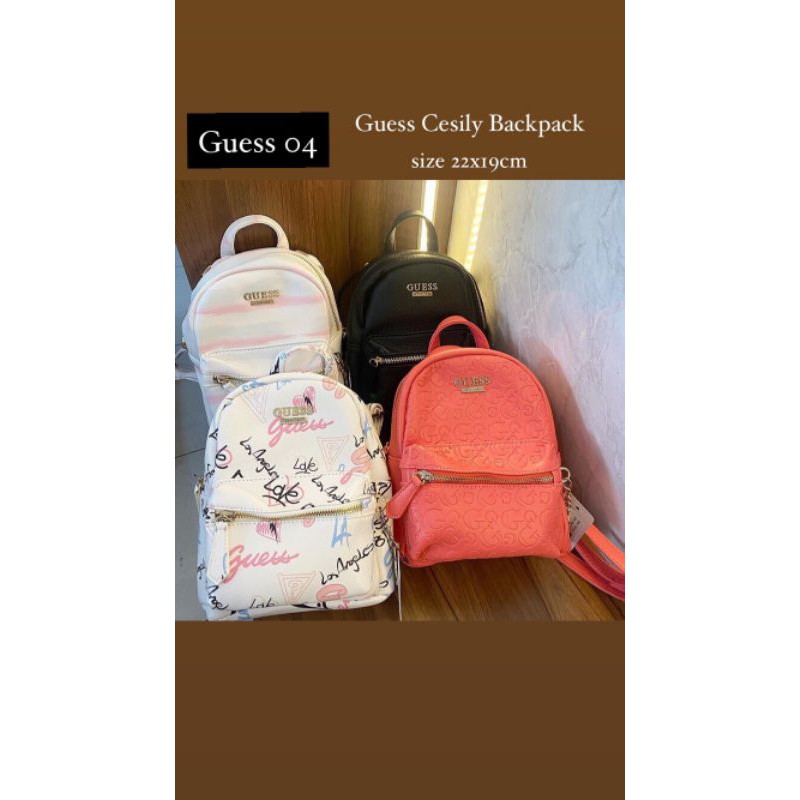 Jual Guess Cesily Backpack Size 22x19cm | Shopee Indonesia