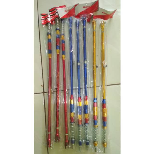 Jual Tiang Rem CNC variasi warna merah, biru, dan gold | Shopee Indonesia