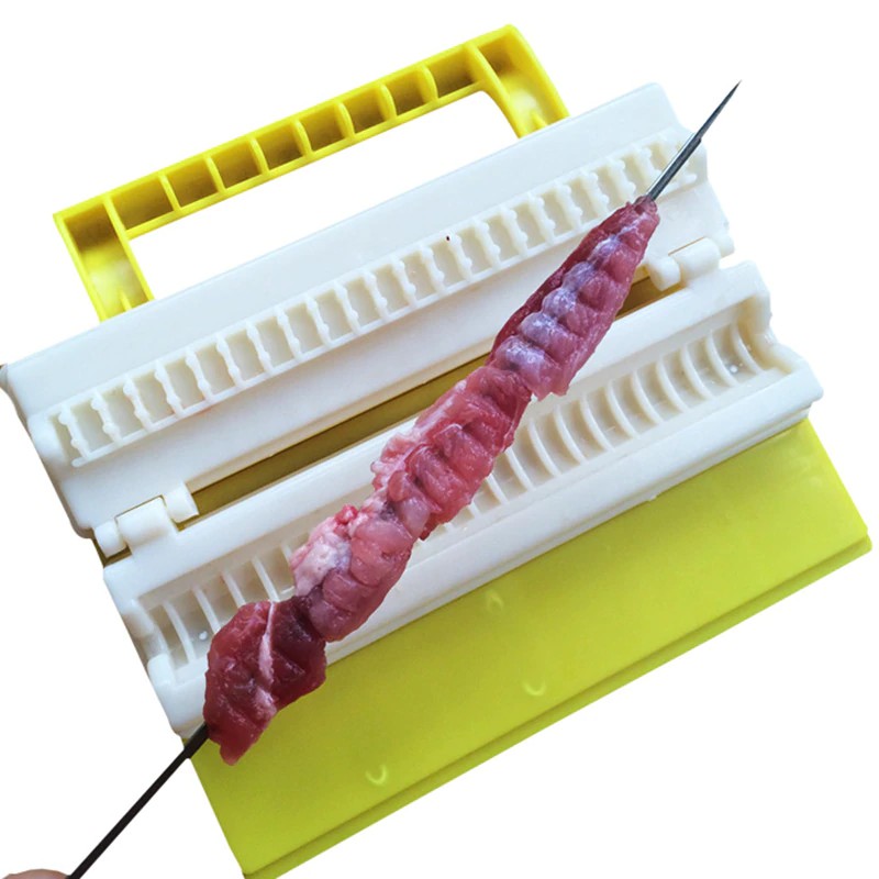 Jual BEBAS ONGKIR New Meat Skewer Machine Maker meat string device for ...