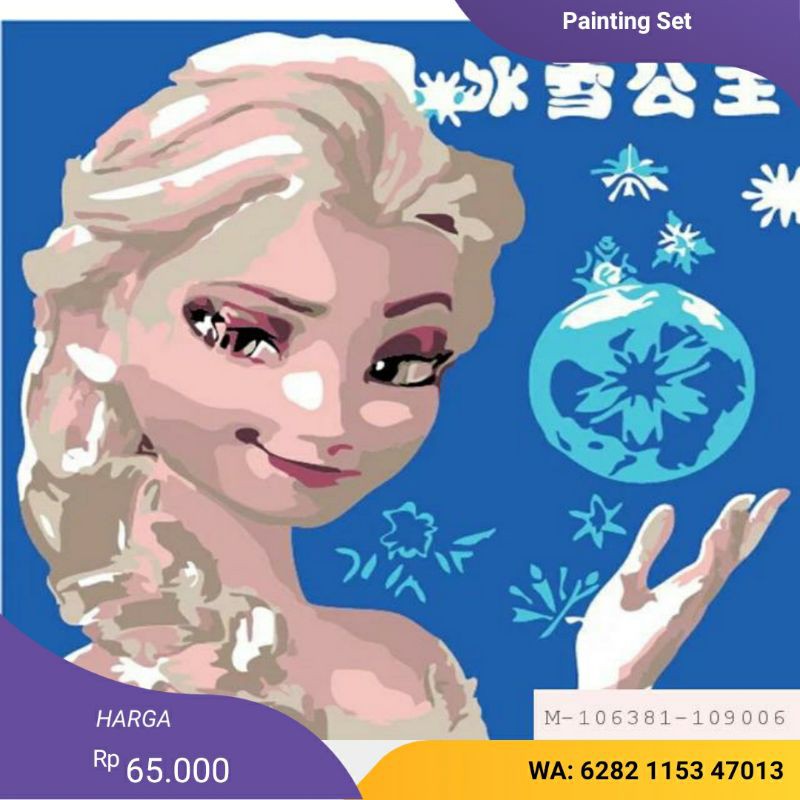 Jual painting set Elsa B dan Hedgehog (booked) | Shopee Indonesia