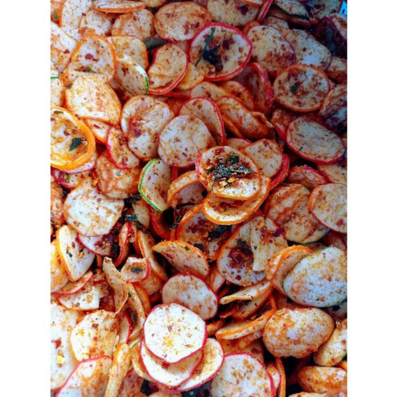 Jual KRUPUK SEBLAK KERING PEDAS DAUN JERUK 80gr | Shopee Indonesia