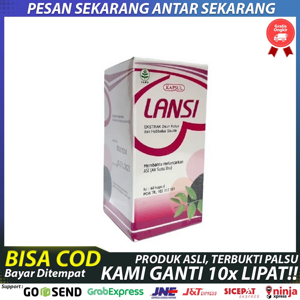 Jual Kapsul LANSI - Ekstrak Daun Katuk dan Habbatus Sauda - Pelancar ...