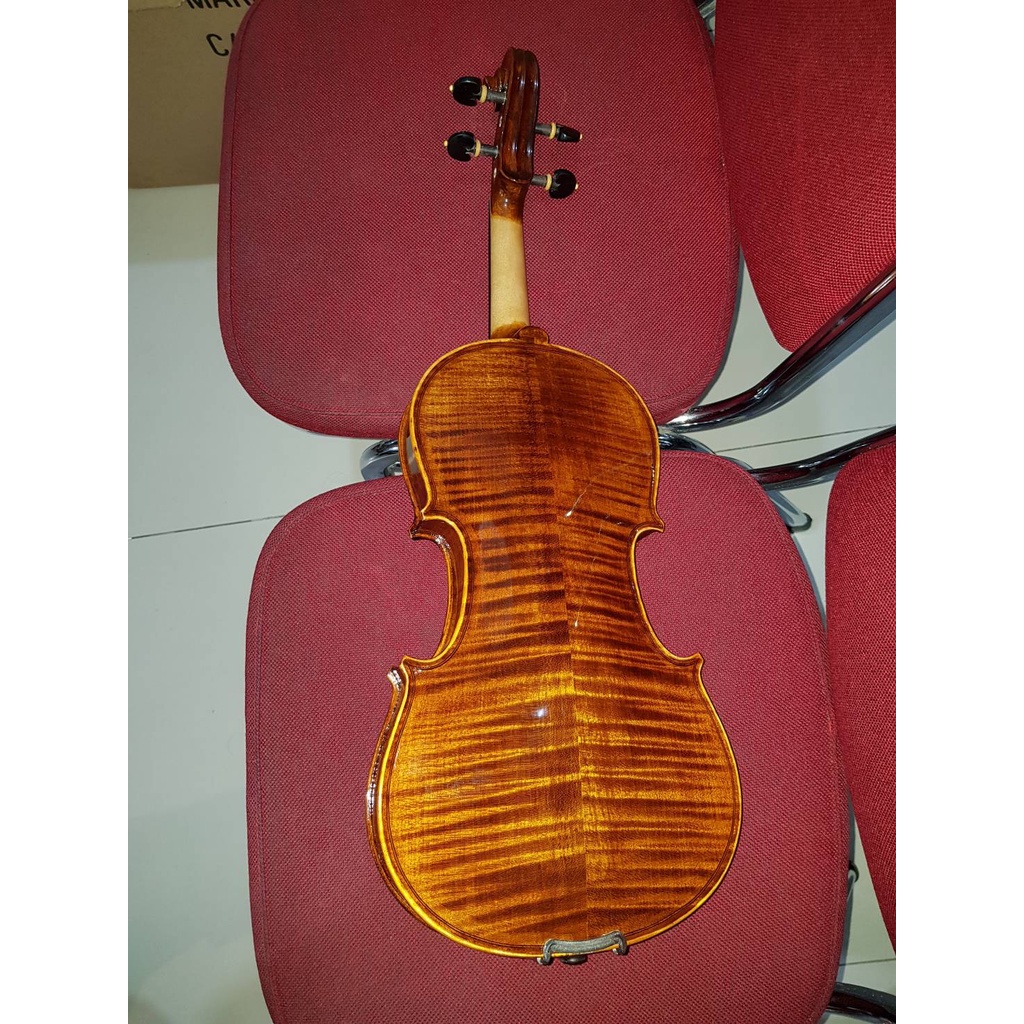 Jual [Limited Edition!] Violin Biola KAYU FLAME ASLI No Brand SUARA ...