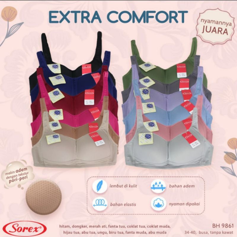 Jual Bh Sorex extra comfort Sorex 9861 bh pori | Shopee Indonesia