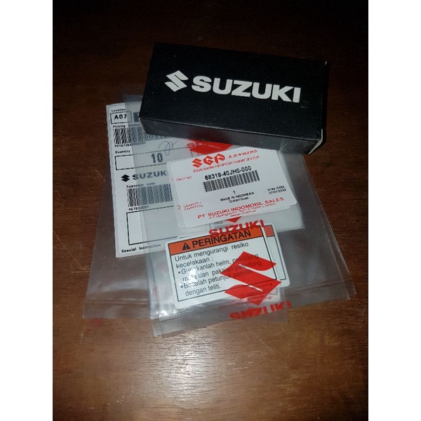 Jual Stiker label peringatan warning suzuki address nex 1 nex 2 gsx ...