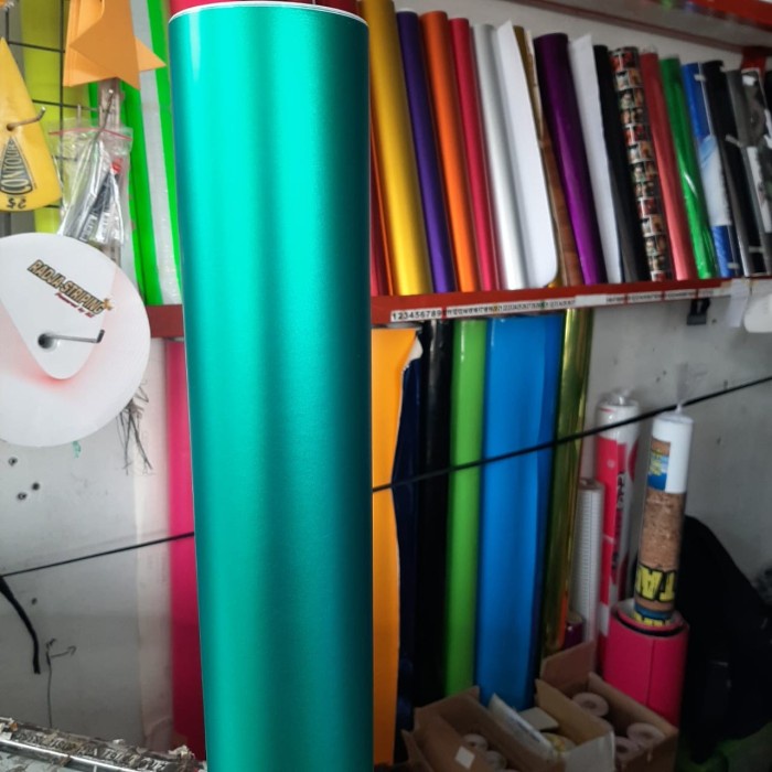 Jual Bahan Sticker skotlet METALIK DOP MATE METALIC infinity,derek ...