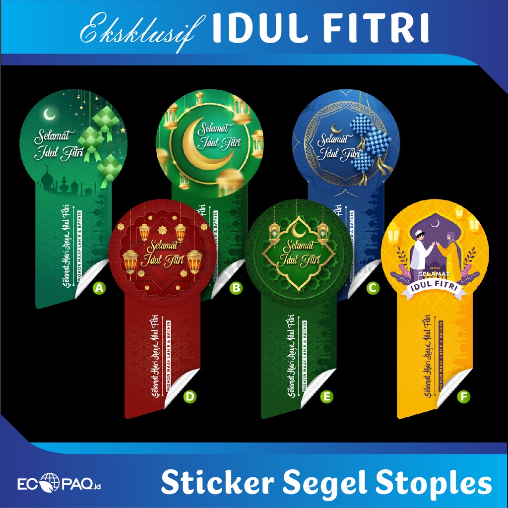 Jual Stiker Label | Sticker Toples | Stiker Lebaran Idul Fitri ...