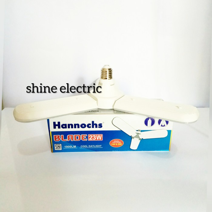 Jual Lampu Hannochs Blade 23w LED Putih Model Kipas 23 watt White 23 w ...