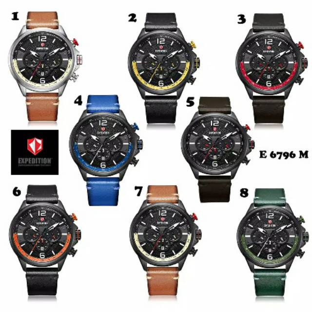 Jual Jam expedition pria terbaru 6796 / Expedition E6796 original ...