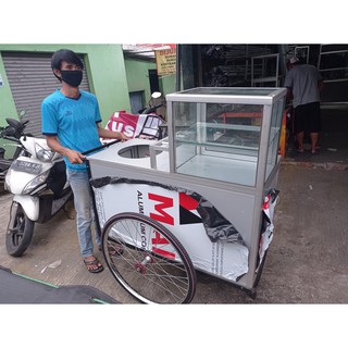 Jual Gerobak Cilok / Gerobak Cilok Keliling / Gerobak Jualan Cilok ...
